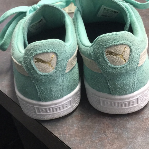 Puma | Shoes | Puma Mint Suede | Poshmark